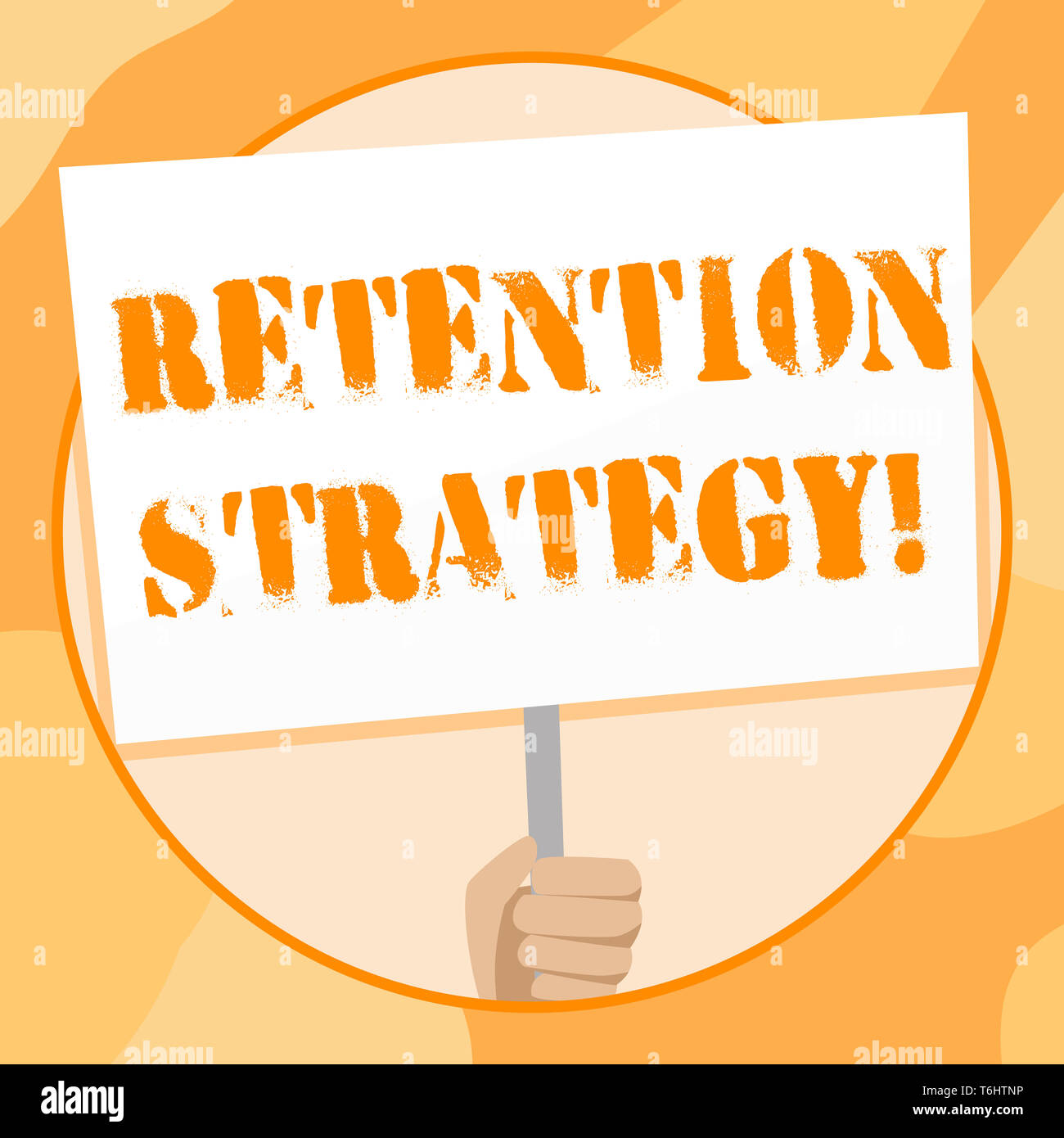 Handwriting text writing Retention Strategy. Conceptual photo ...