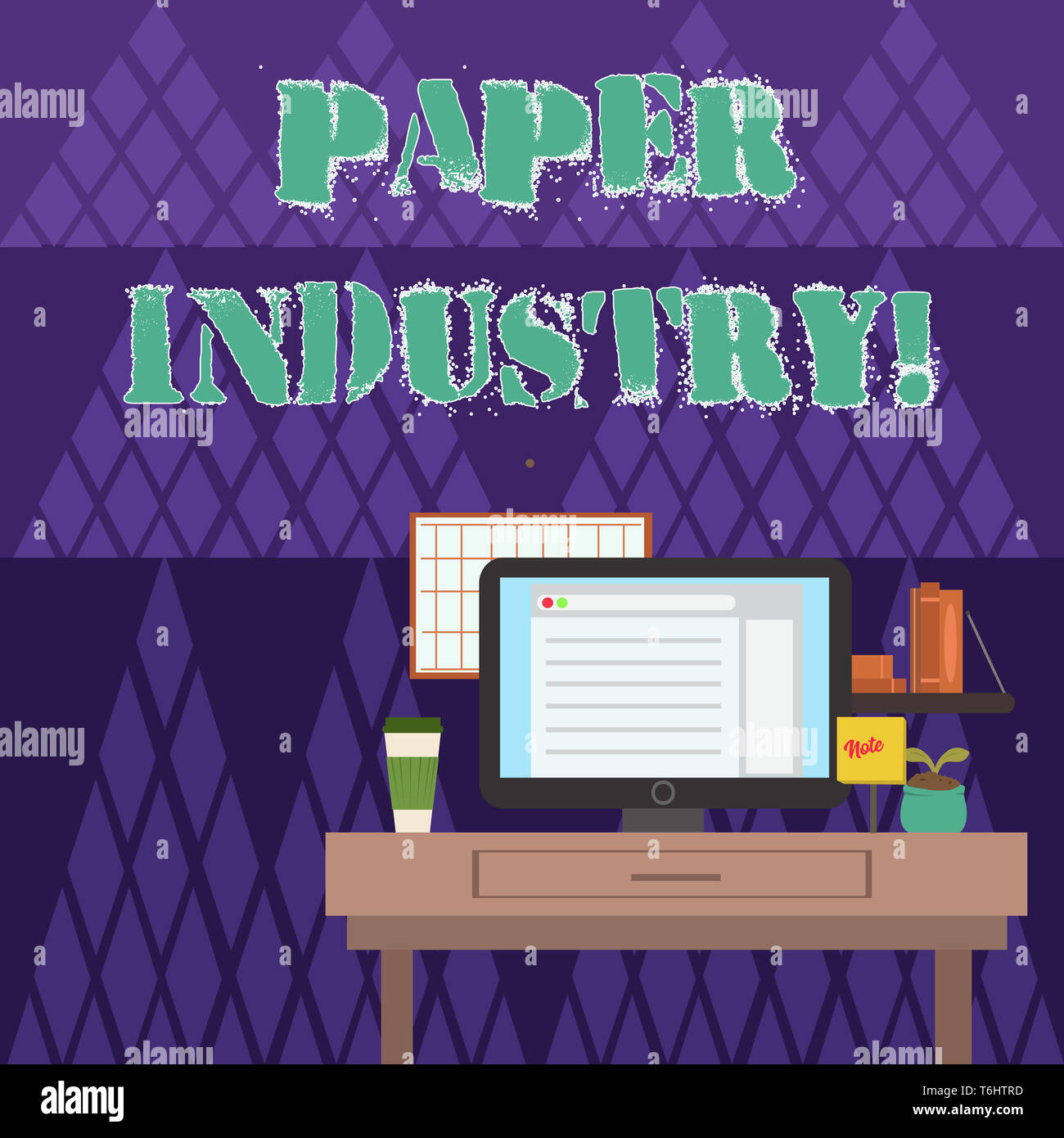 Writing note showing Paper Industry. Business concept for industry of ...