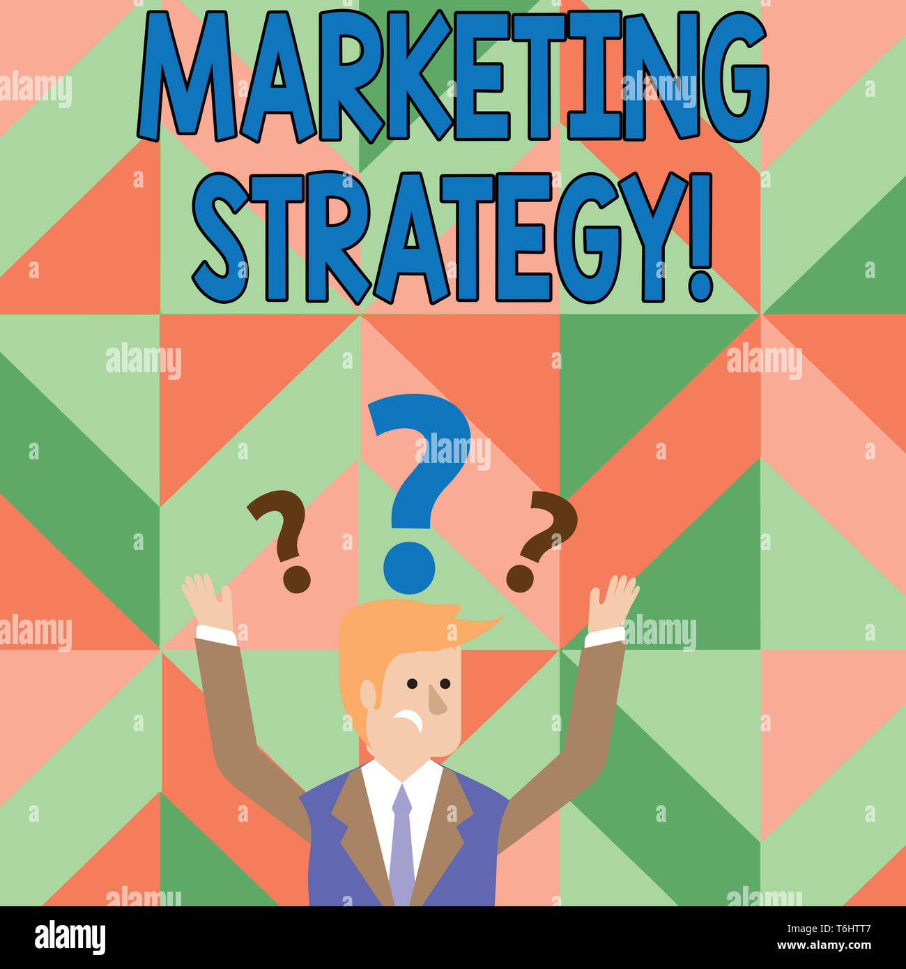 Text sign showing Marketing Strategy. Business photo showcasing plan of ...