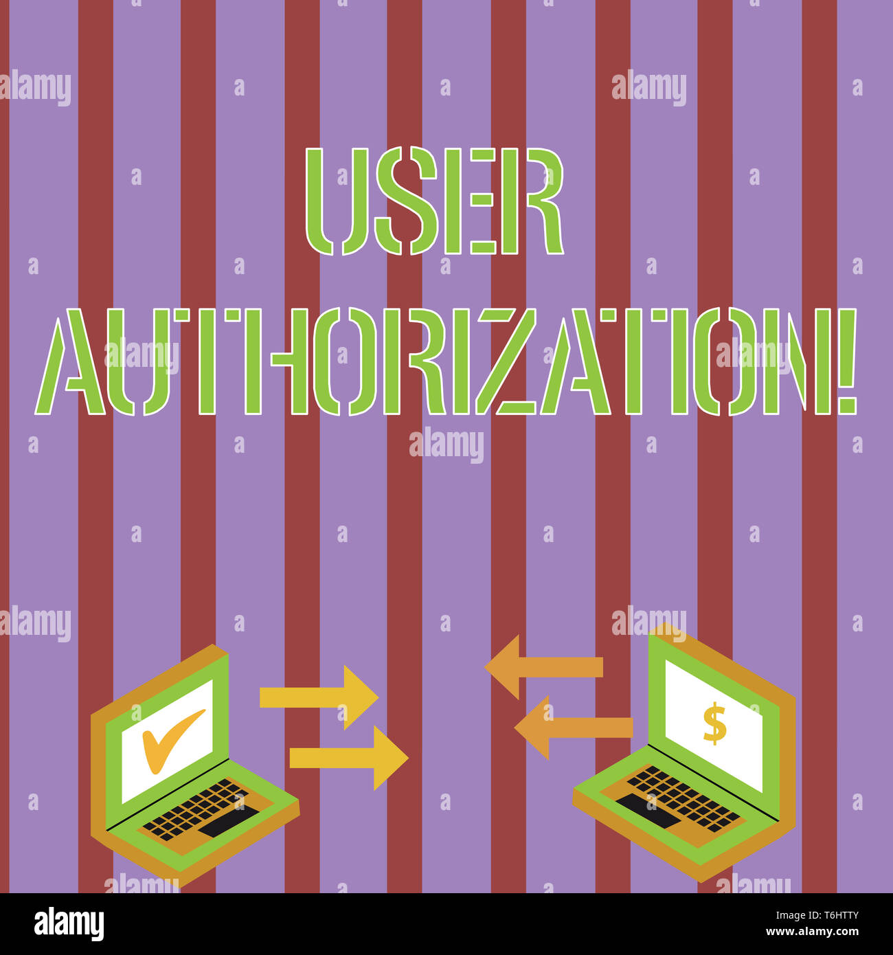 Writing Note Showing User Authorization Business Concept For Security