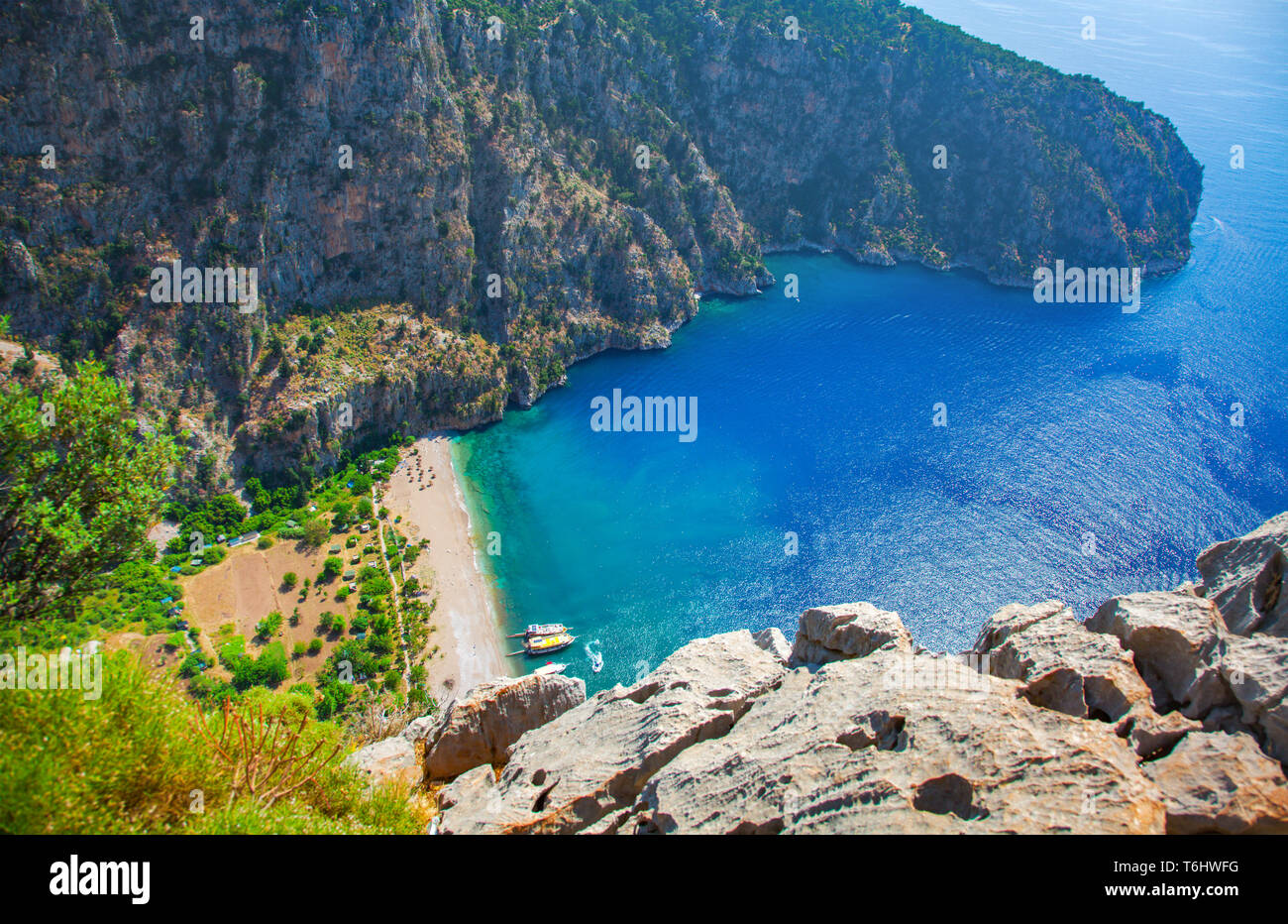 Butterfly valley deep gorge fethiye hi-res stock photography and images ...