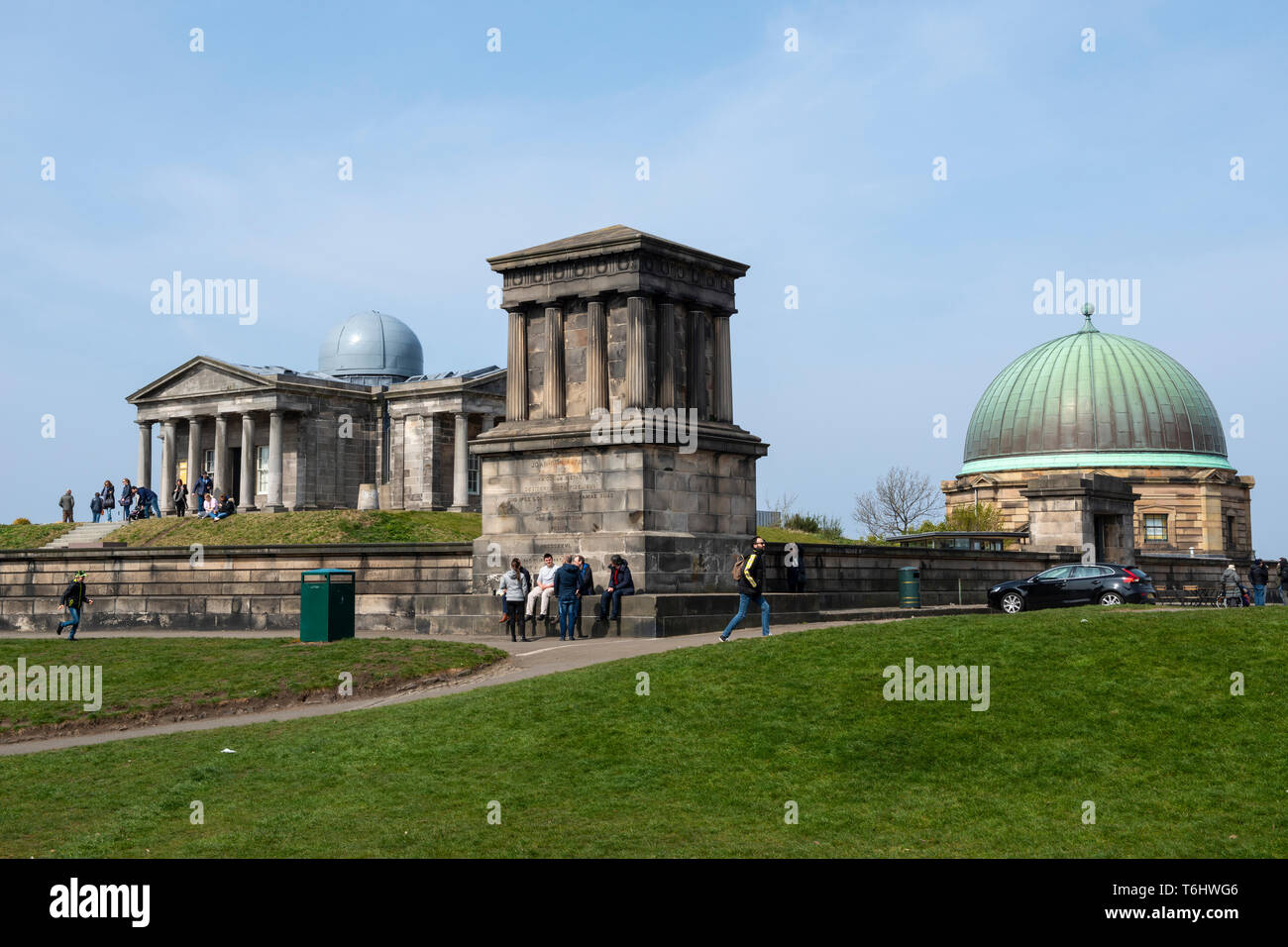 City Observatory, now the Collective Arts Centre, Playfair Monument and ...
