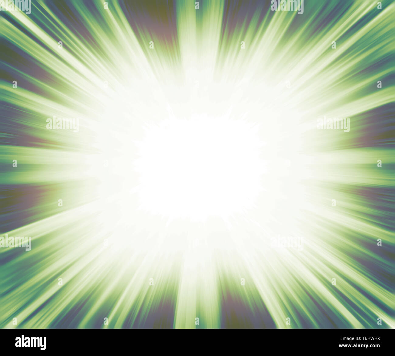 Vintage green starburst flash border Stock Photo - Alamy