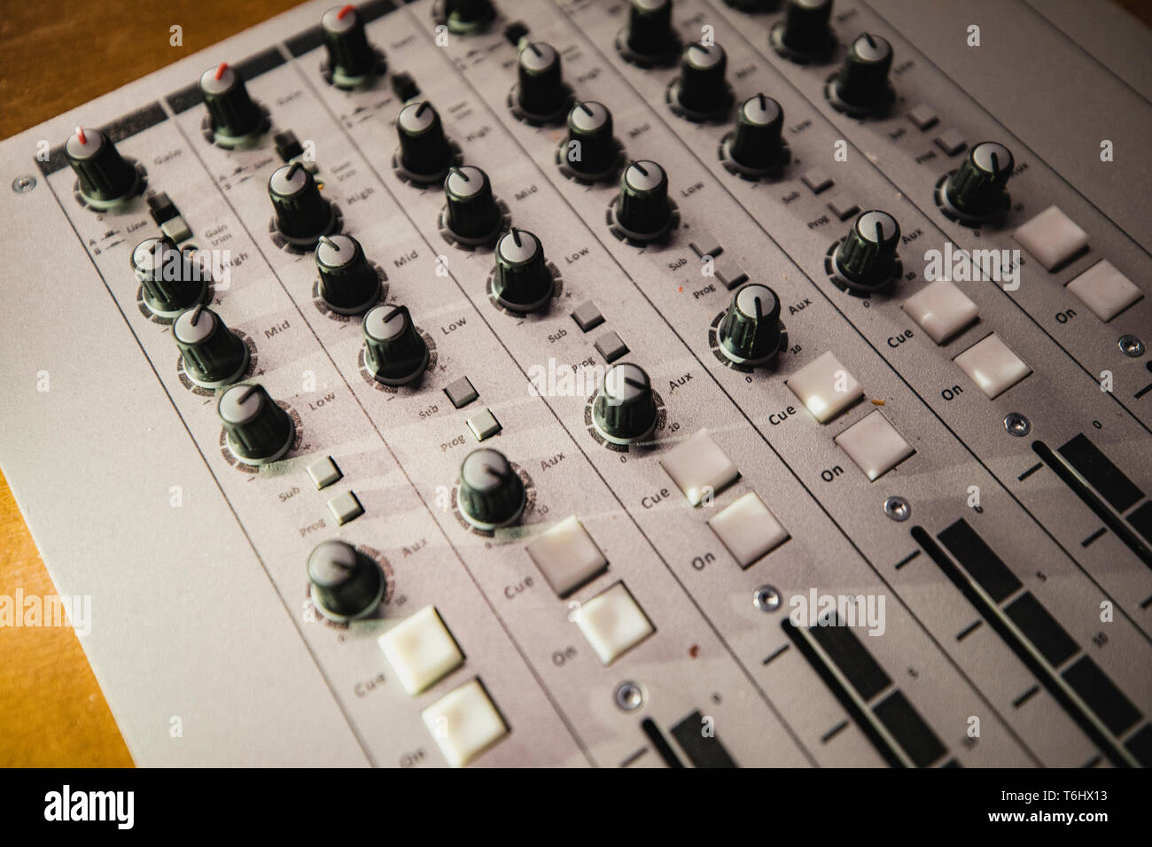 Modern recording studio mixing desk hi-res stock photography and images ...