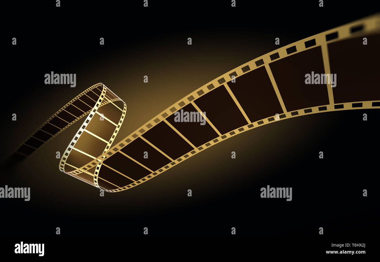 3d film strip Stock Photo - Alamy