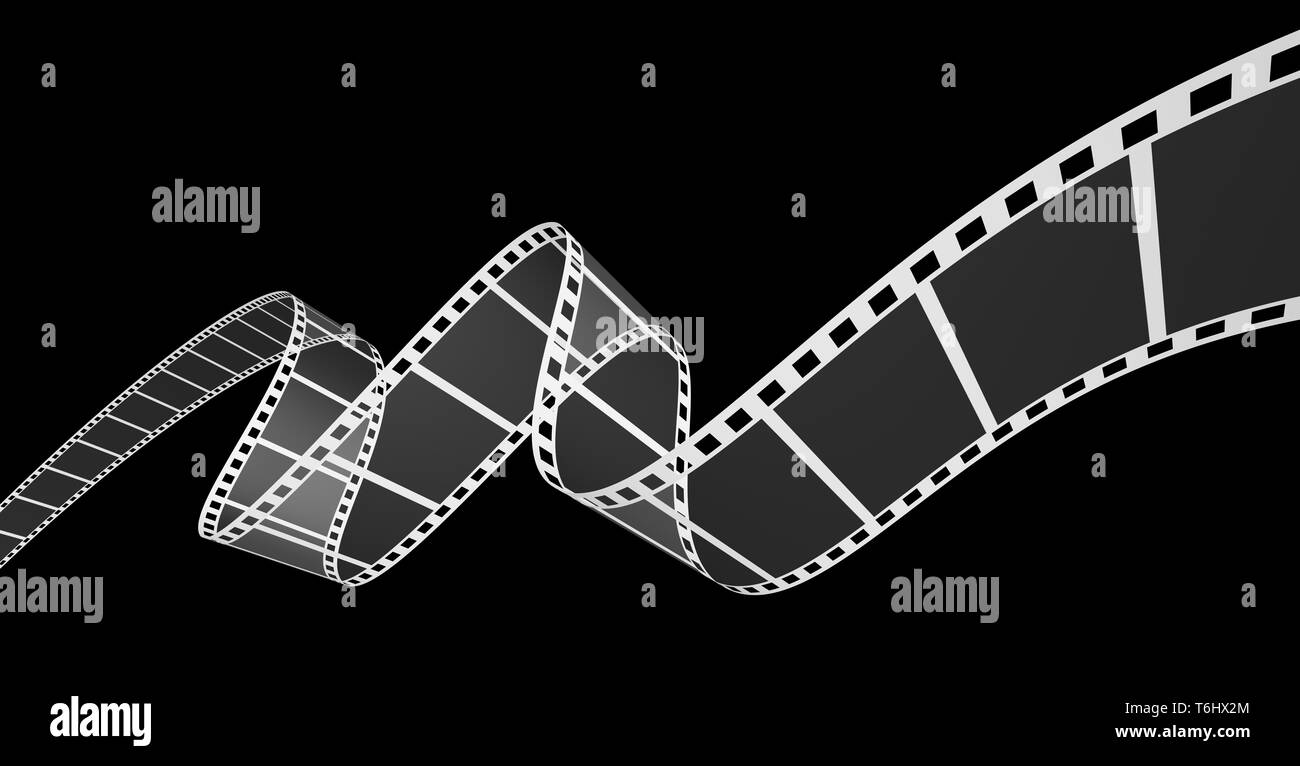 Cut out film strip Black and White Stock Photos & Images - Alamy