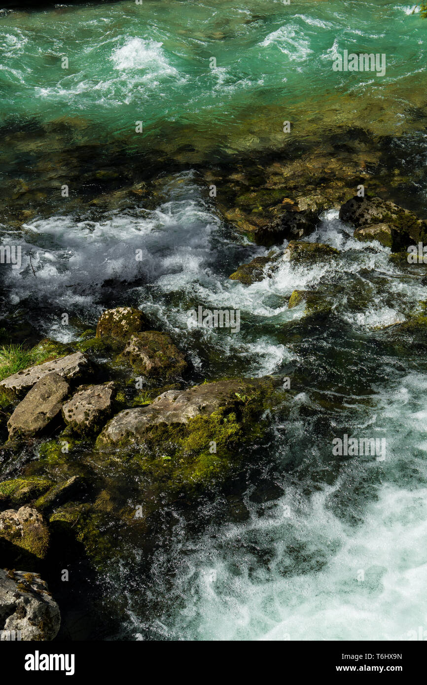 Fresh Water Of An Alpine River Stock Photo - Alamy