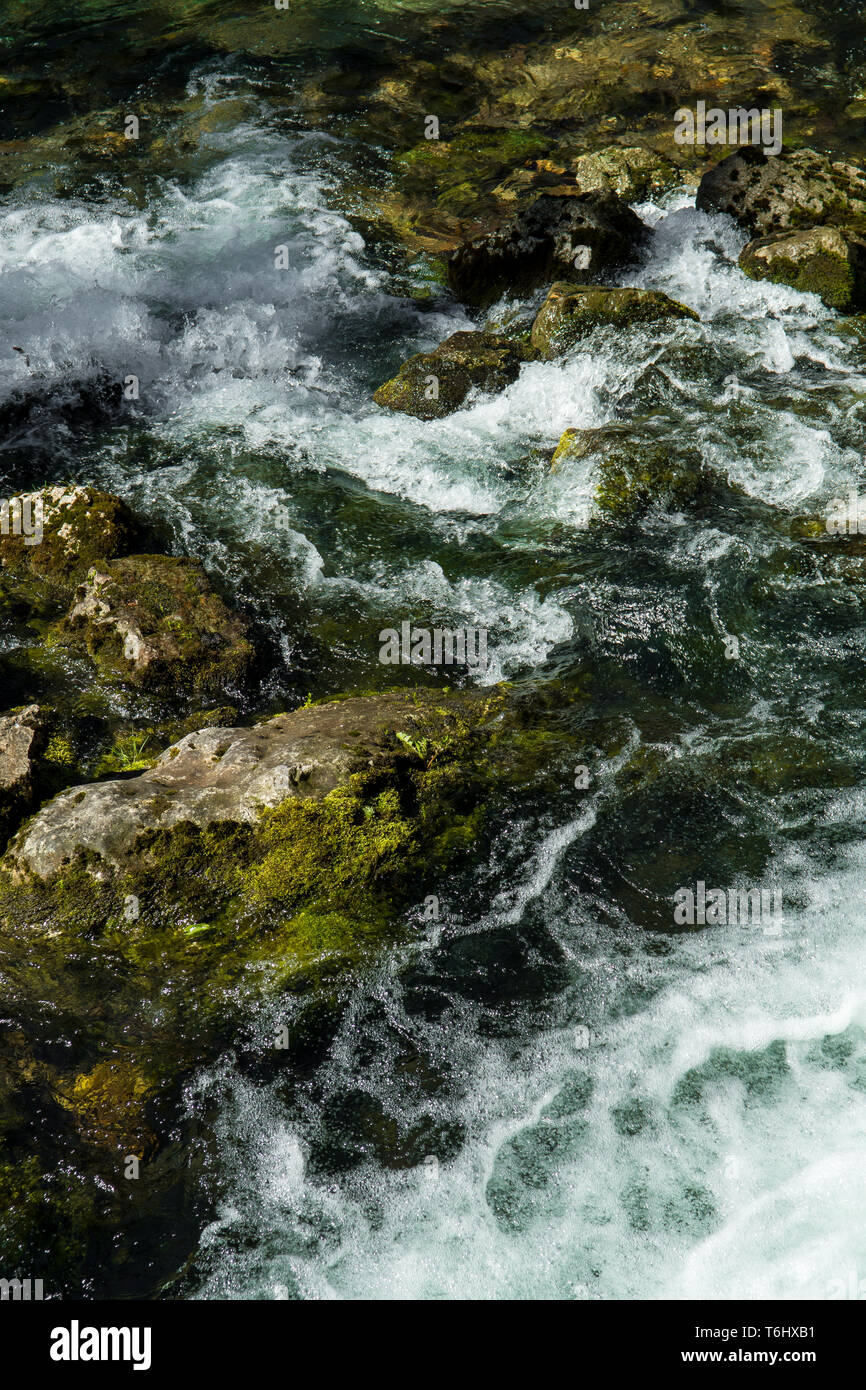 Fresh Water Of An Alpine River Stock Photo - Alamy