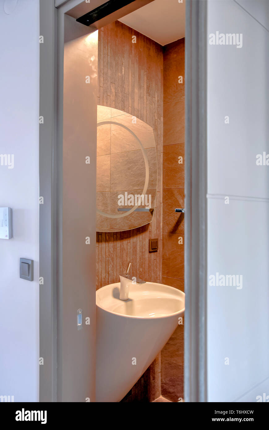 Istanbul, Turkey, 19 March 2015: Interior of the modern bathroom Stock ...