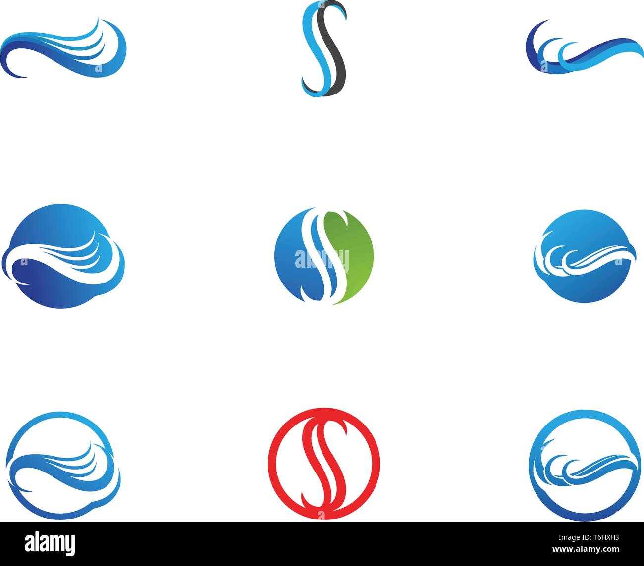 Wave beach logo and symbol vector Stock Vector Image & Art - Alamy