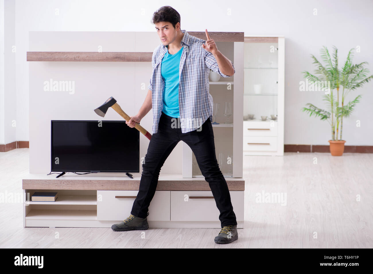 Broken hatchet hi-res stock photography and images - Alamy