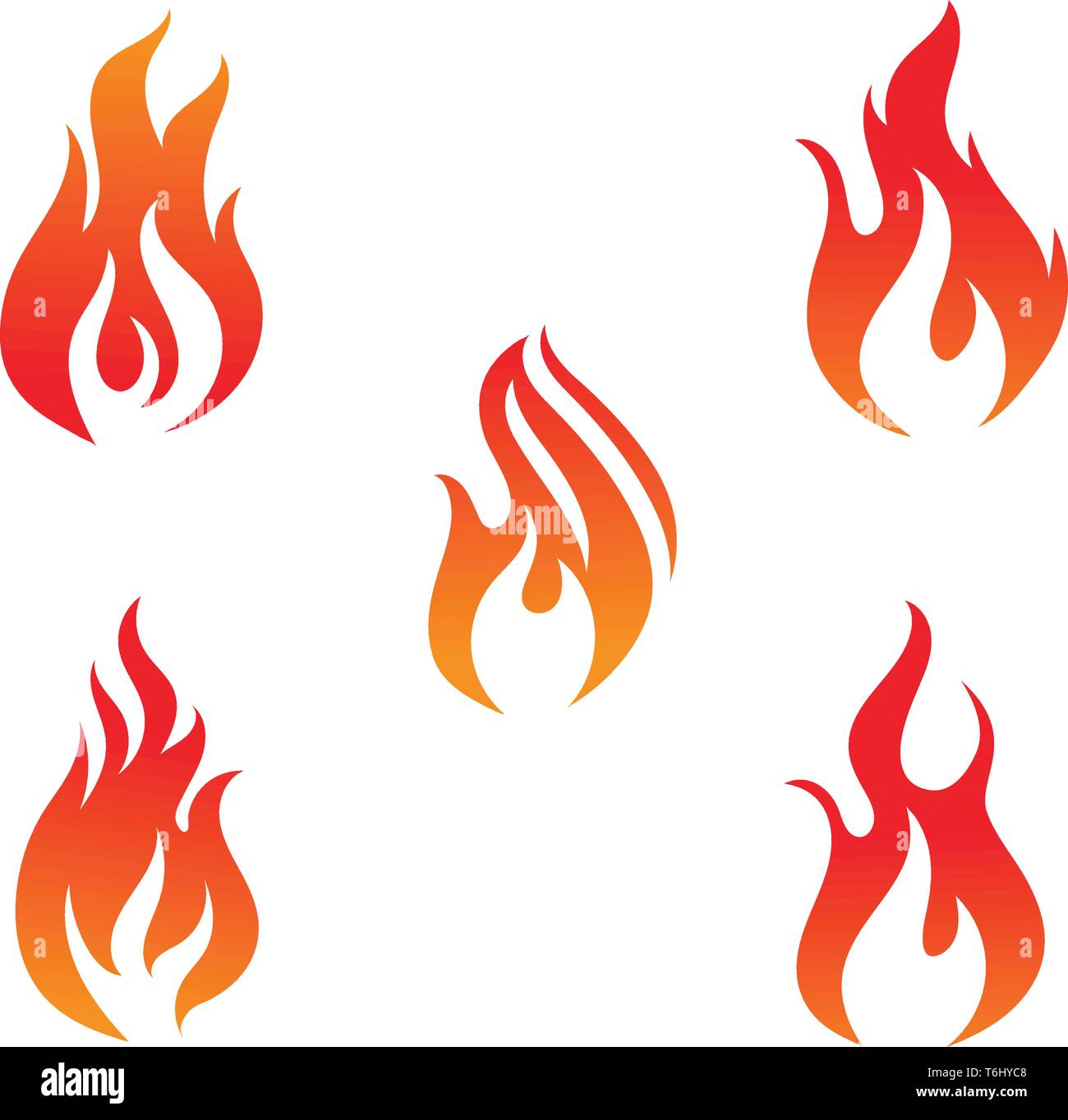 Fire flame vector illustration design template Stock Vector Image & Art ...