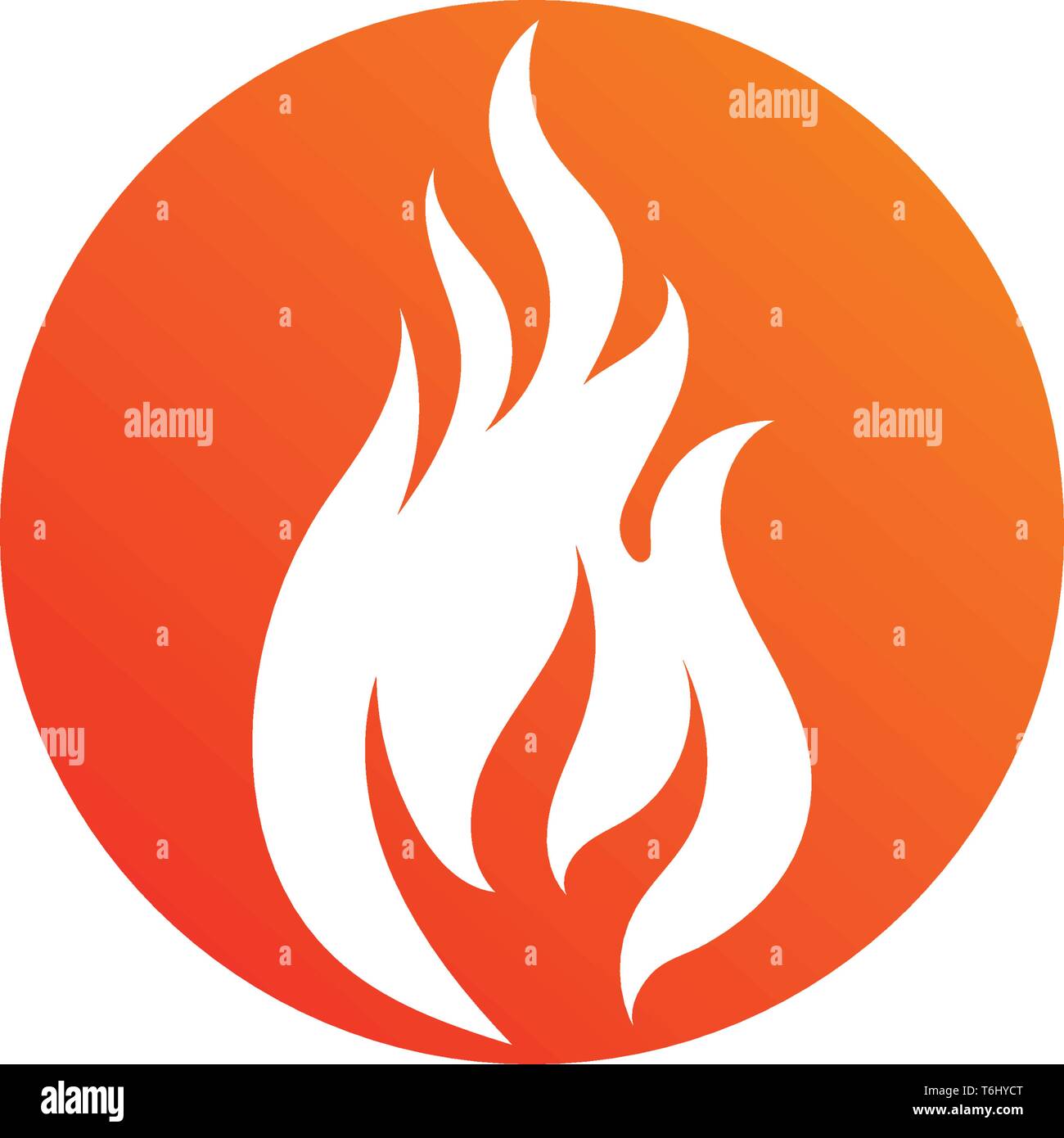 Fire flame vector illustration design template Stock Vector Image & Art ...