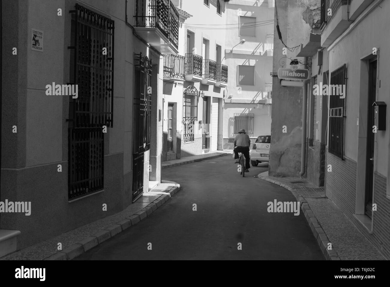 Spain small town Black and White Stock Photos & Images - Alamy