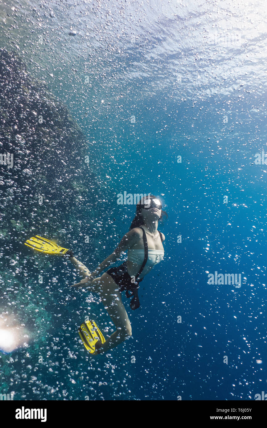 Diver bubbles hi-res stock photography and images - Alamy