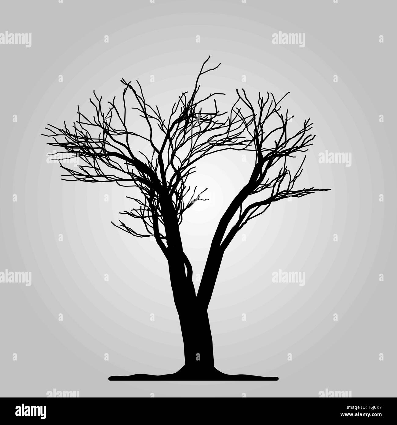 Tree icon. Forest symbol. Flat web sign on white background. Vector ...