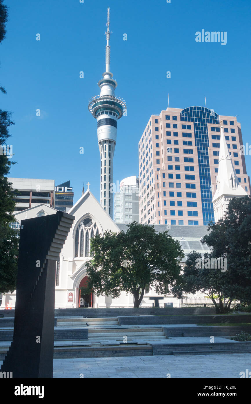 The Sky Tower, used for telecommunications and as an observation tower ...