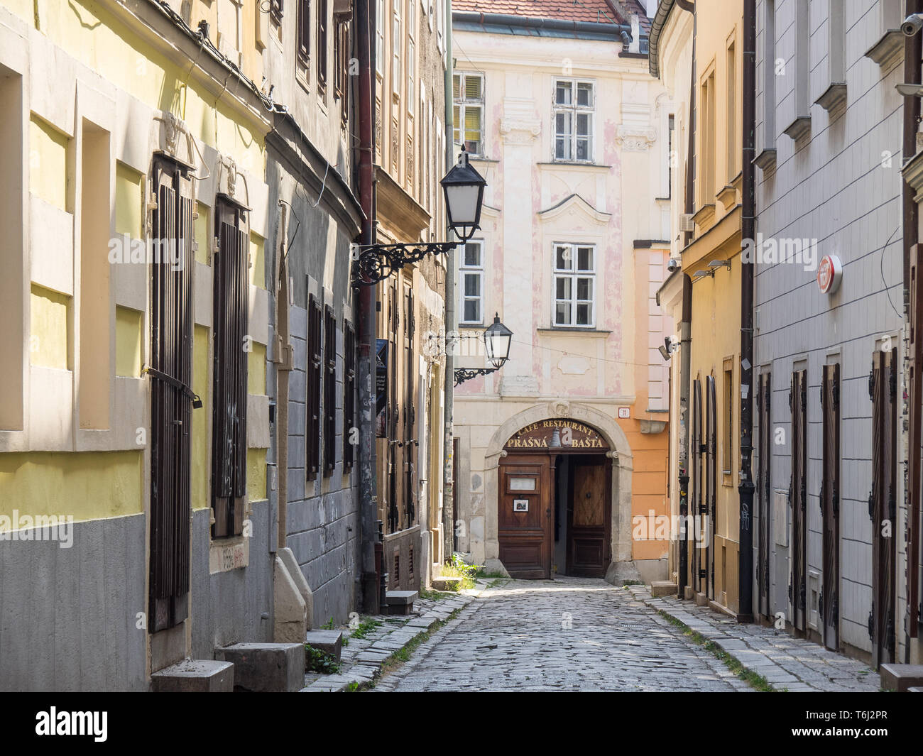 street and gate Stock Photo - Alamy