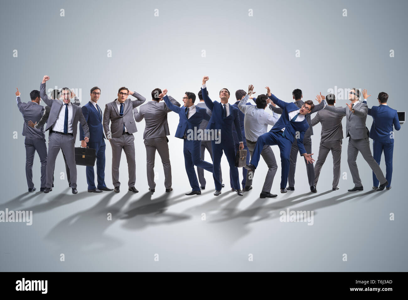 Large group of people poses together on hi-res stock photography and ...