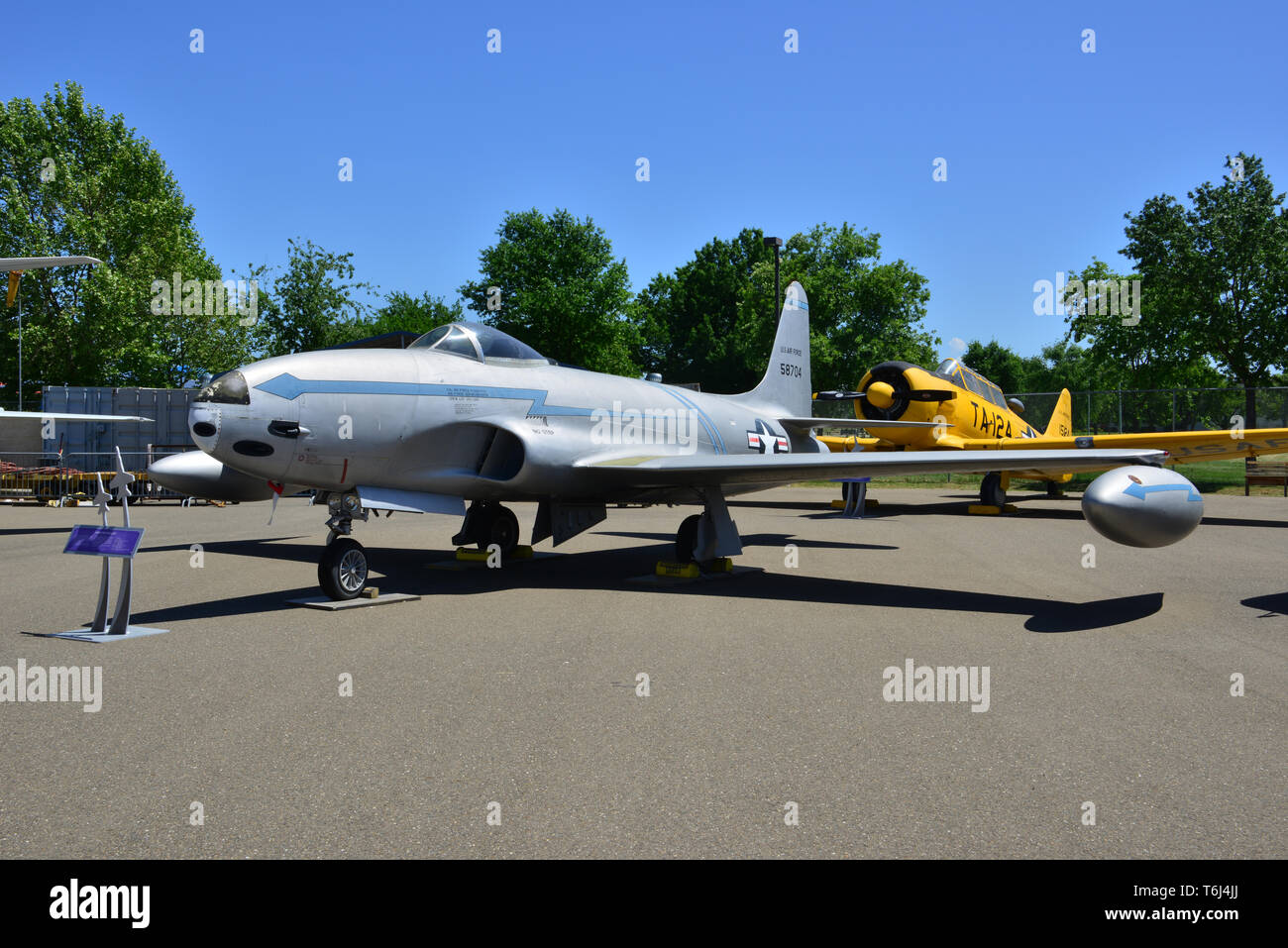 Lockheed Silver Star Jet Fighter High Resolution Stock Photography and ...