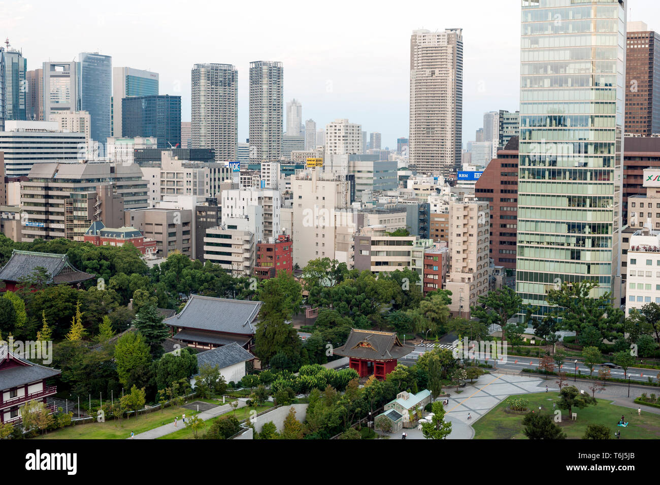 Daytime view of surroundings and city from Prince Park Tower Hotel ...