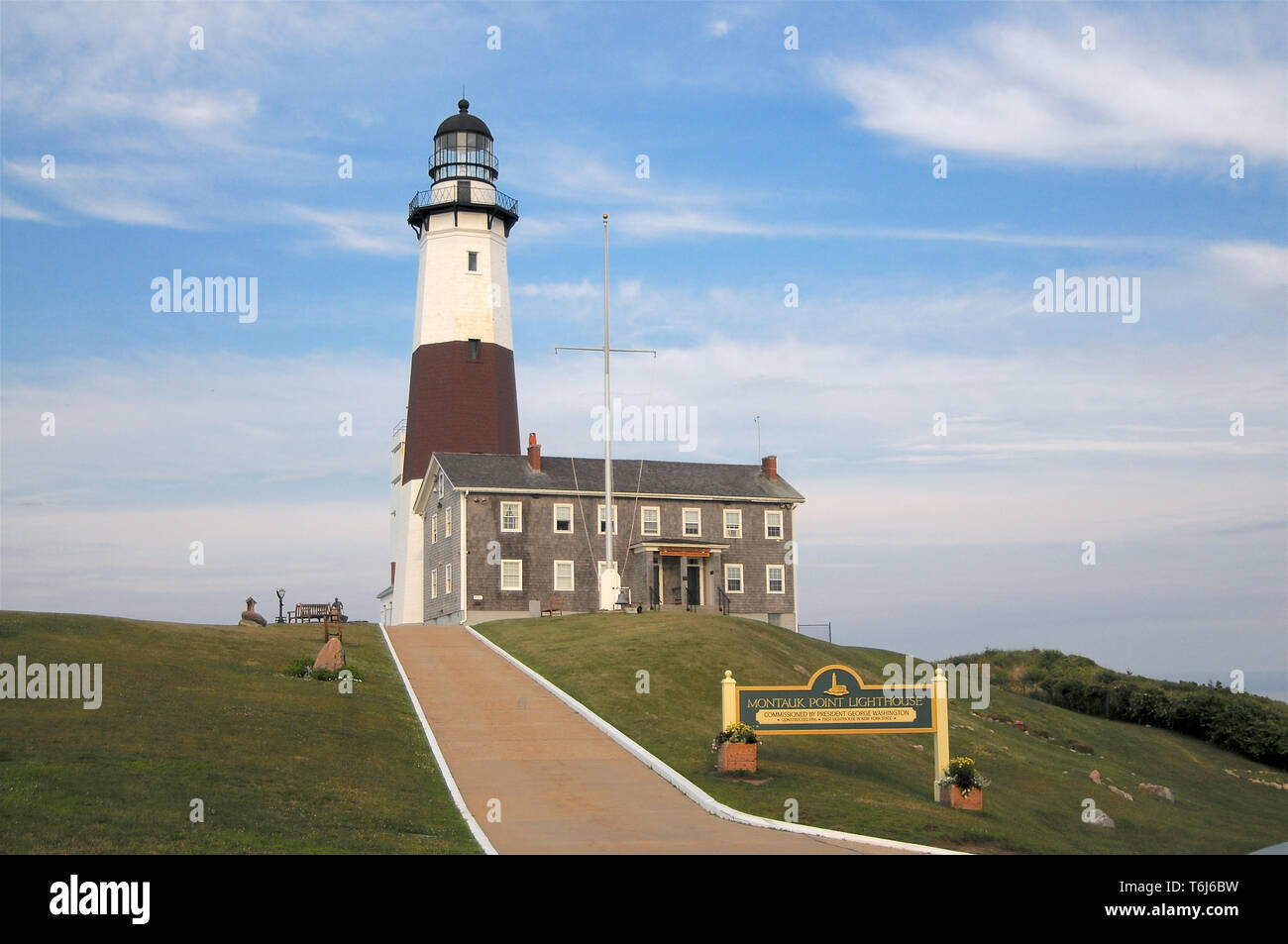 East Hampton, New York, USA - 11th July 2014 : View on the beautiful ...