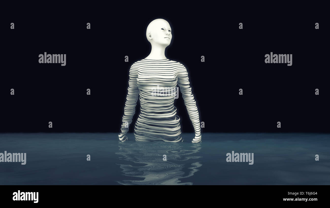 3d render Human figure concept illustration background Stock Photo - Alamy