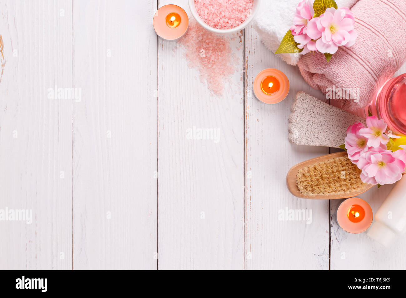 Spring candle setting hi-res stock photography and images - Alamy