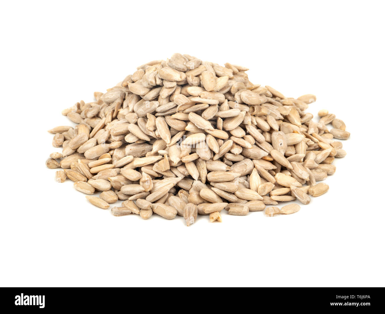 Bunch of sunflower seeds without shell on white background Stock Photo ...