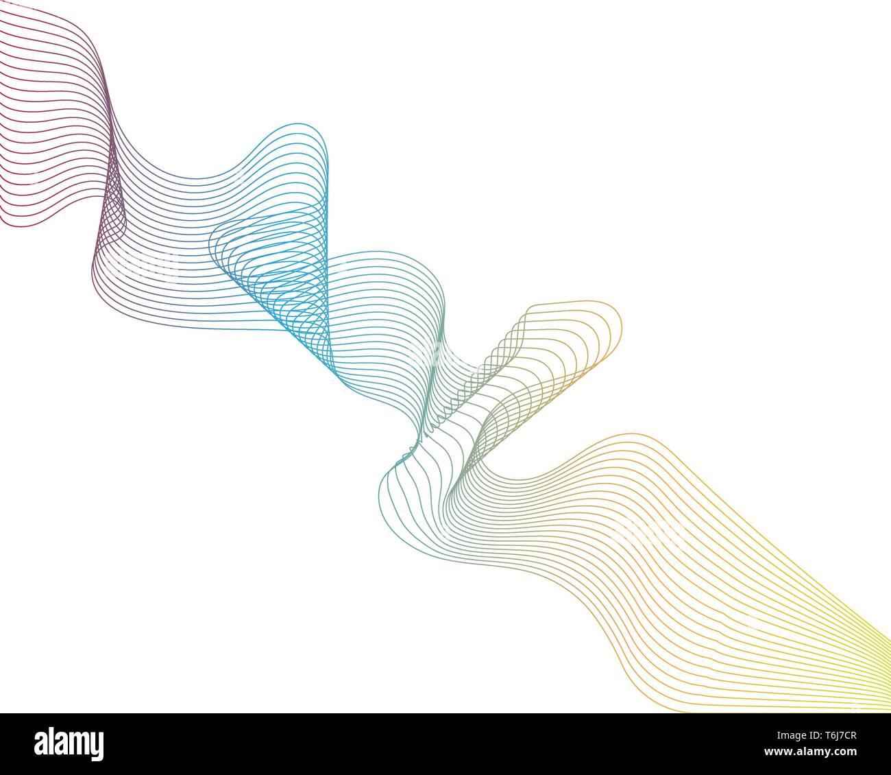 wave line graphic illustration Stock Vector Image & Art - Alamy