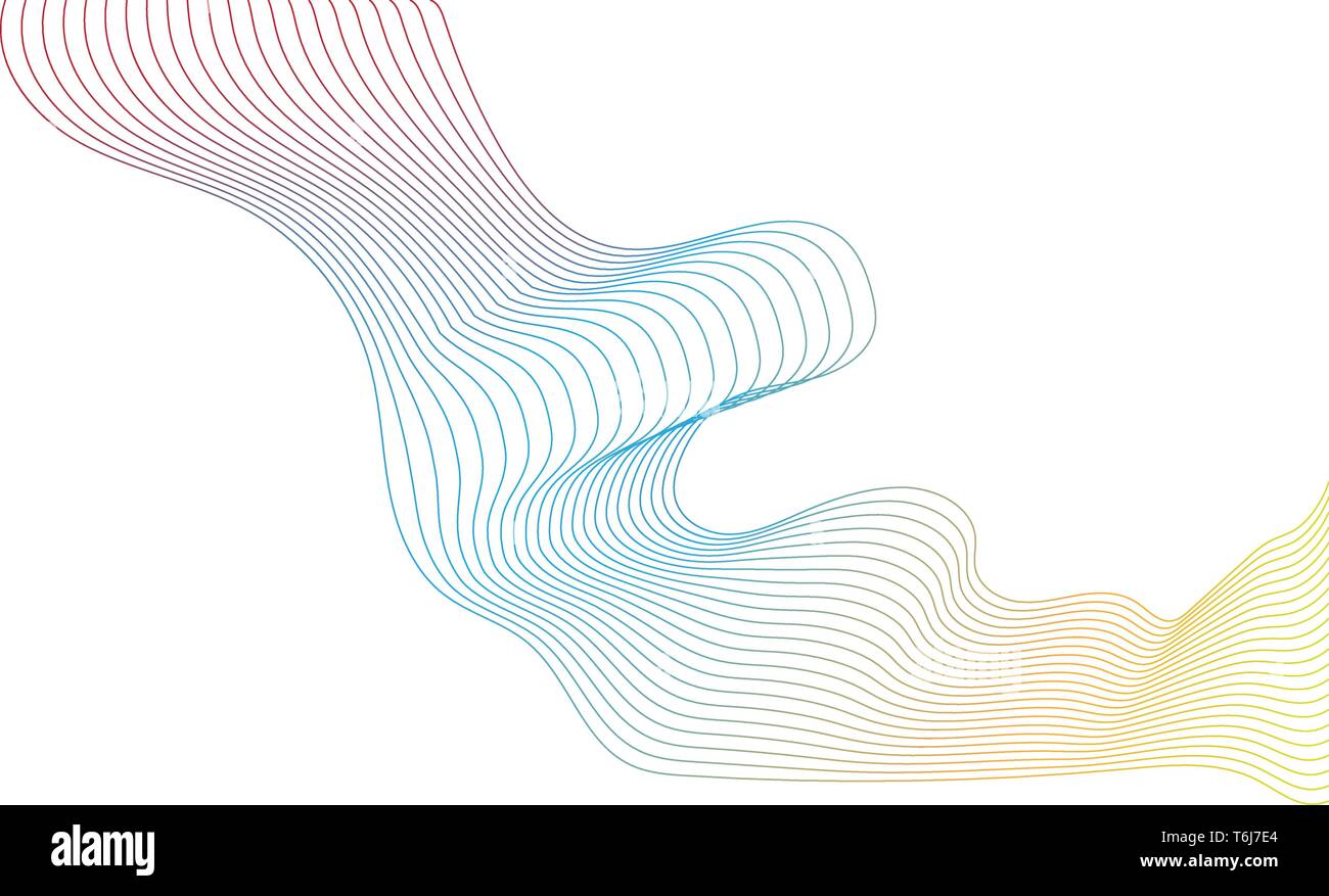 wave line graphic illustration Stock Vector Image & Art - Alamy