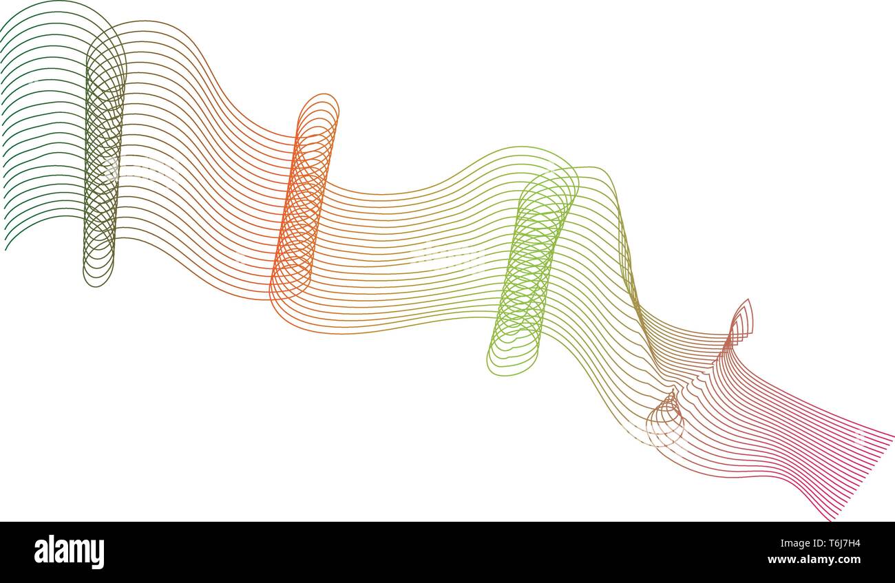 wave line graphic illustration Stock Vector Image & Art - Alamy