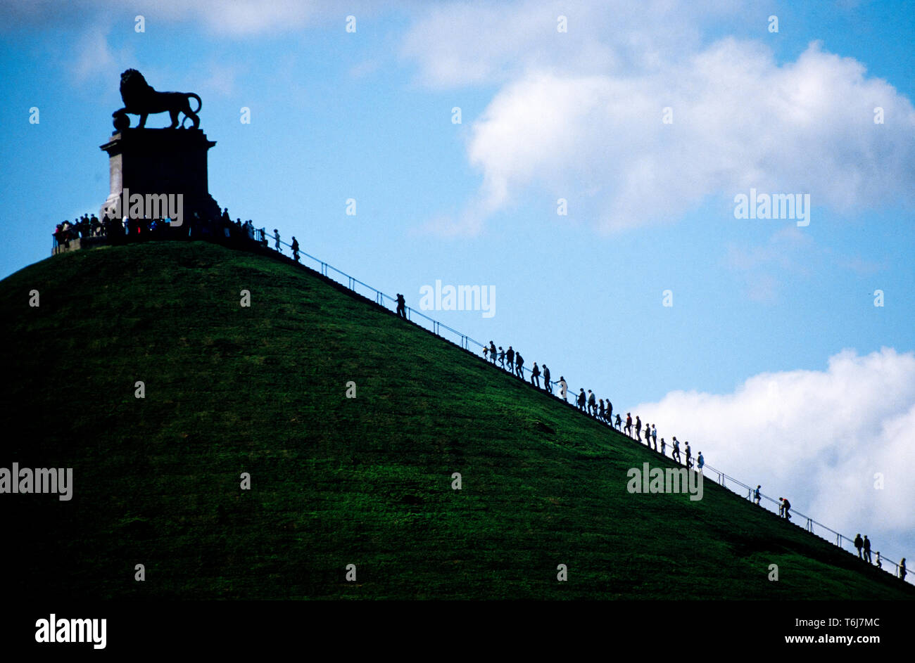 Waterloo Battlefield Butte de Lion Waterloo Belgium 2000 The Lion's ...