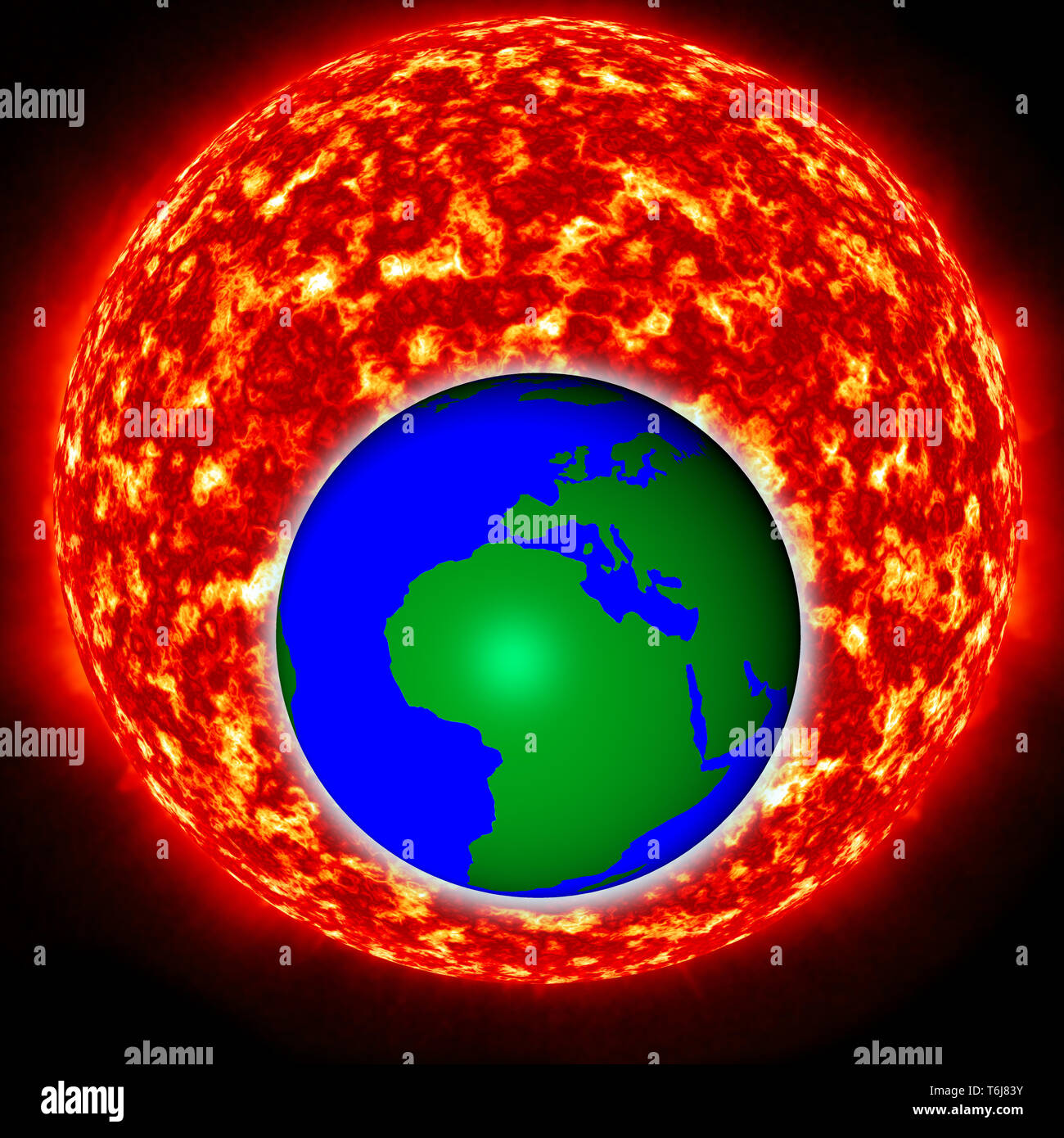 Earth heat map hi-res stock photography and images - Alamy