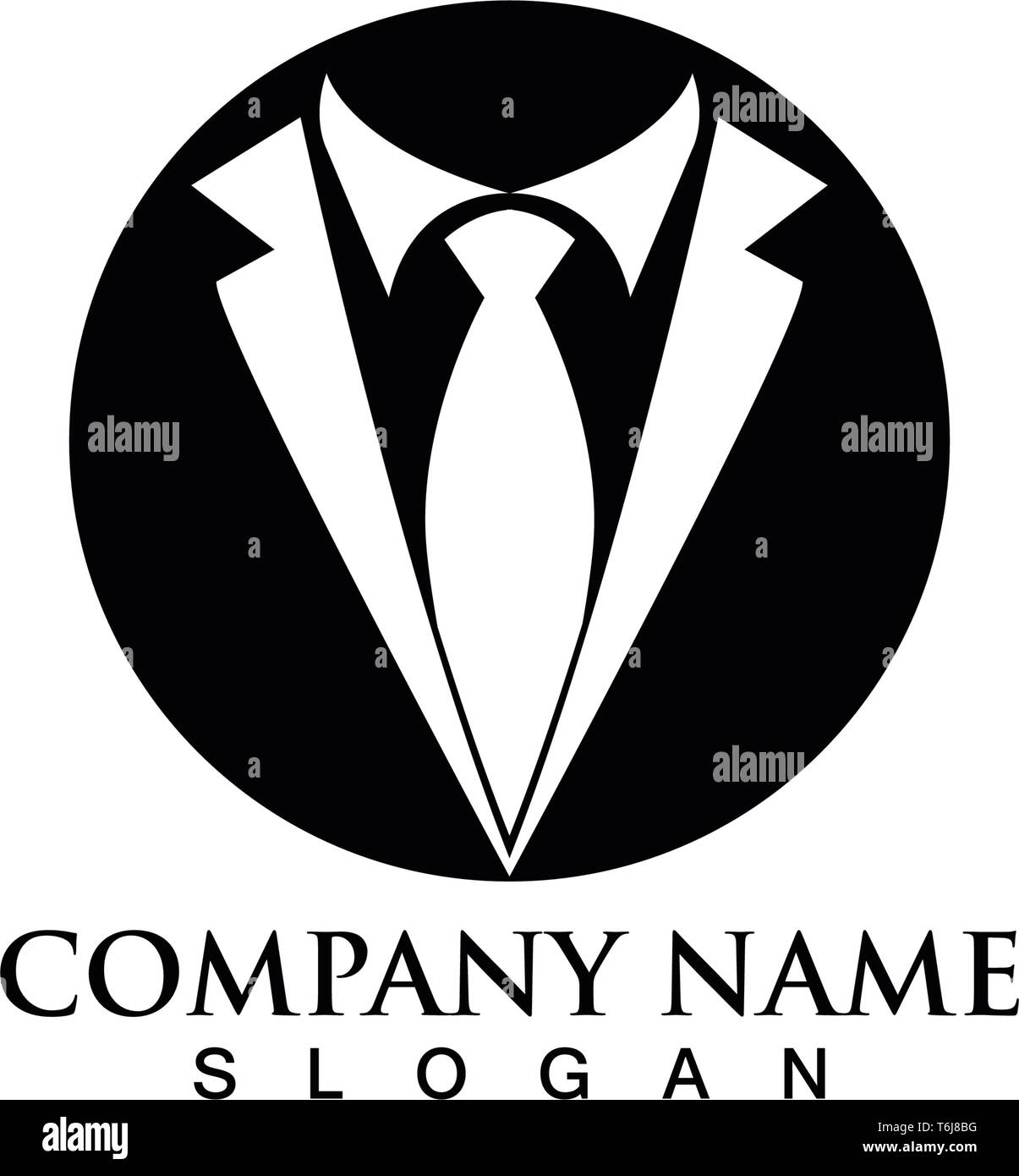 Tuxedo logo and symbols black icons template Stock Vector Image & Art ...