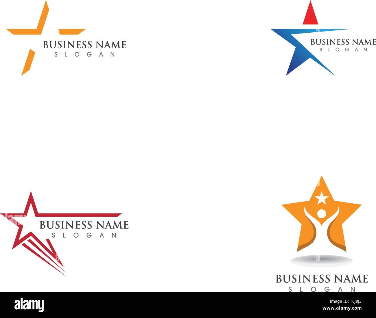 Star success logo and symbol vector template Stock Vector Image & Art ...