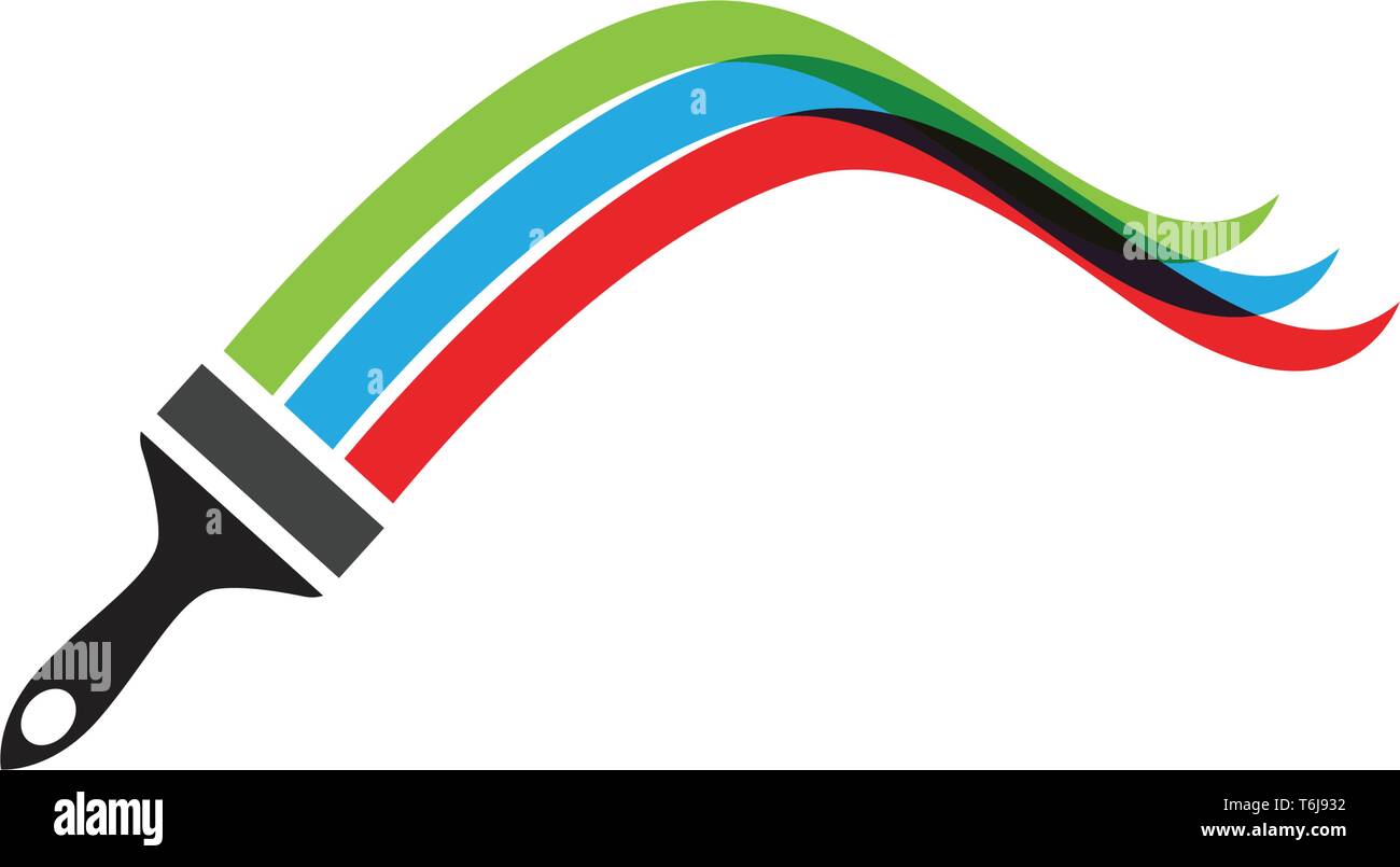 Paint Logo Template vector icon illustration design Stock Vector Image ...