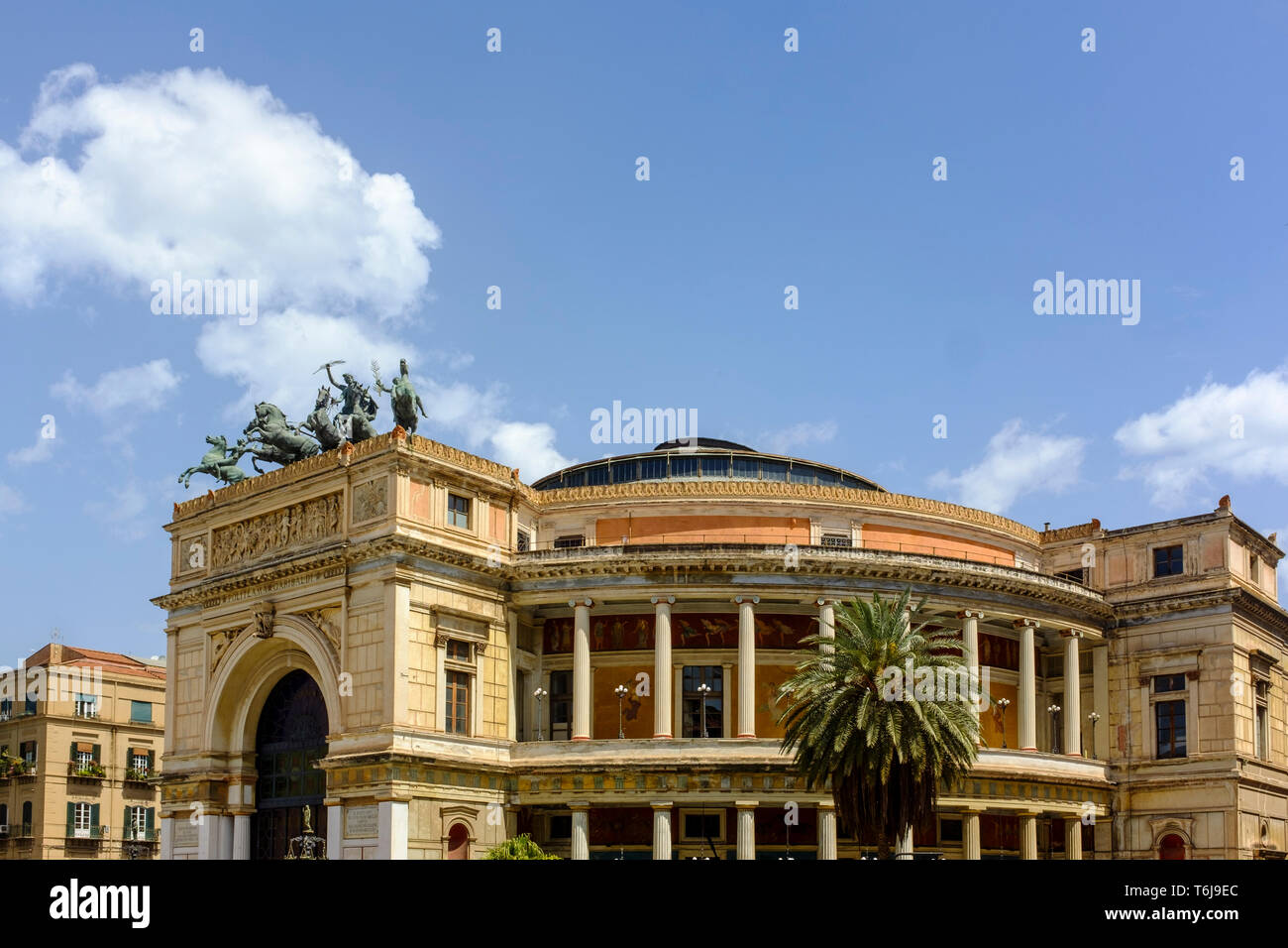 Teatro Politeama Garibaldi, Palermo, Sicily, Italy Stock Photo - Alamy