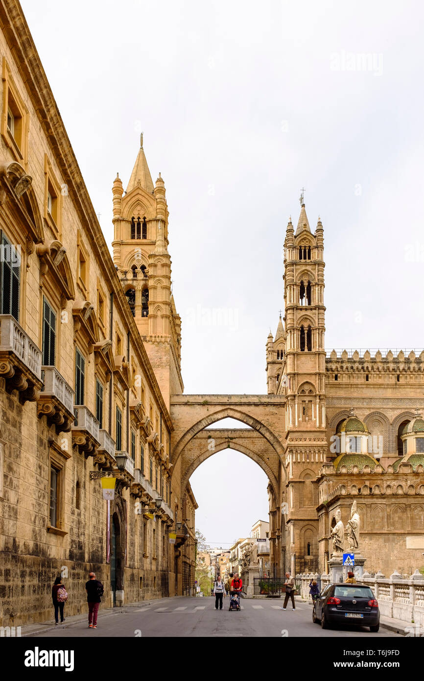 Cattedrale di Palermo. Palermo Cathedral, Sicily, ITaly Stock Photo - Alamy