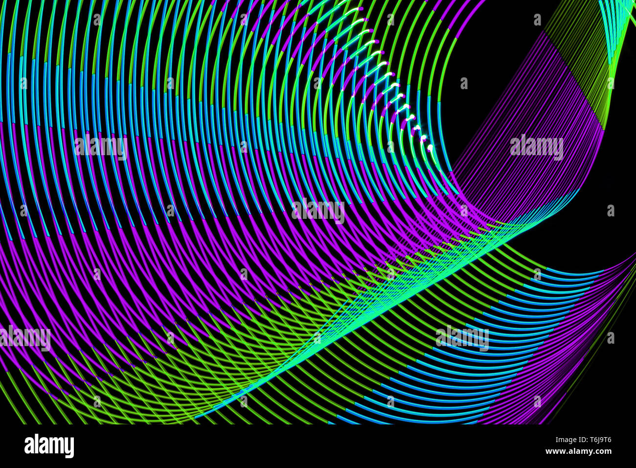 Abstract background of neon lights. Neon waves Stock Photo - Alamy