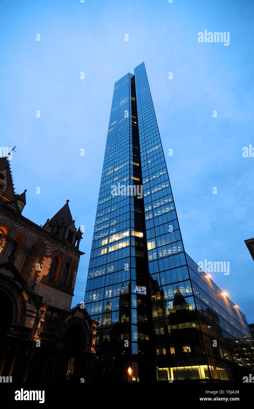 John hancock tower view hi-res stock photography and images - Alamy
