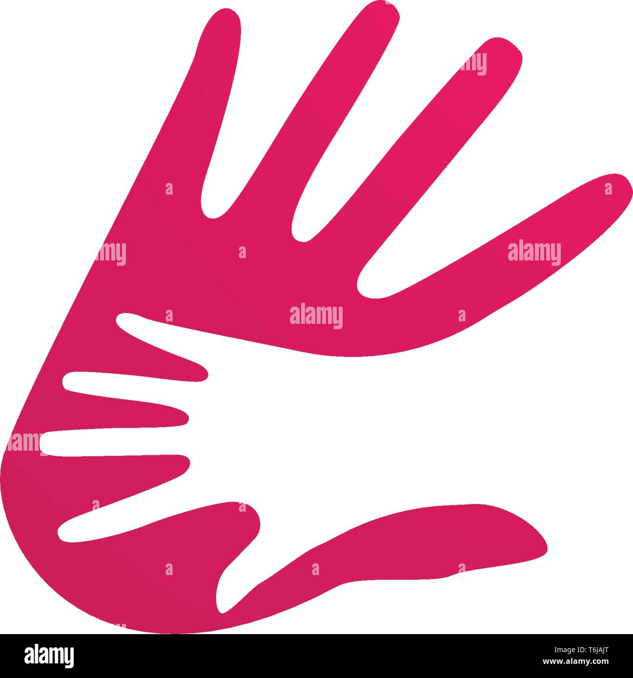 Hand friends community logo and symbols Stock Vector Image & Art - Alamy