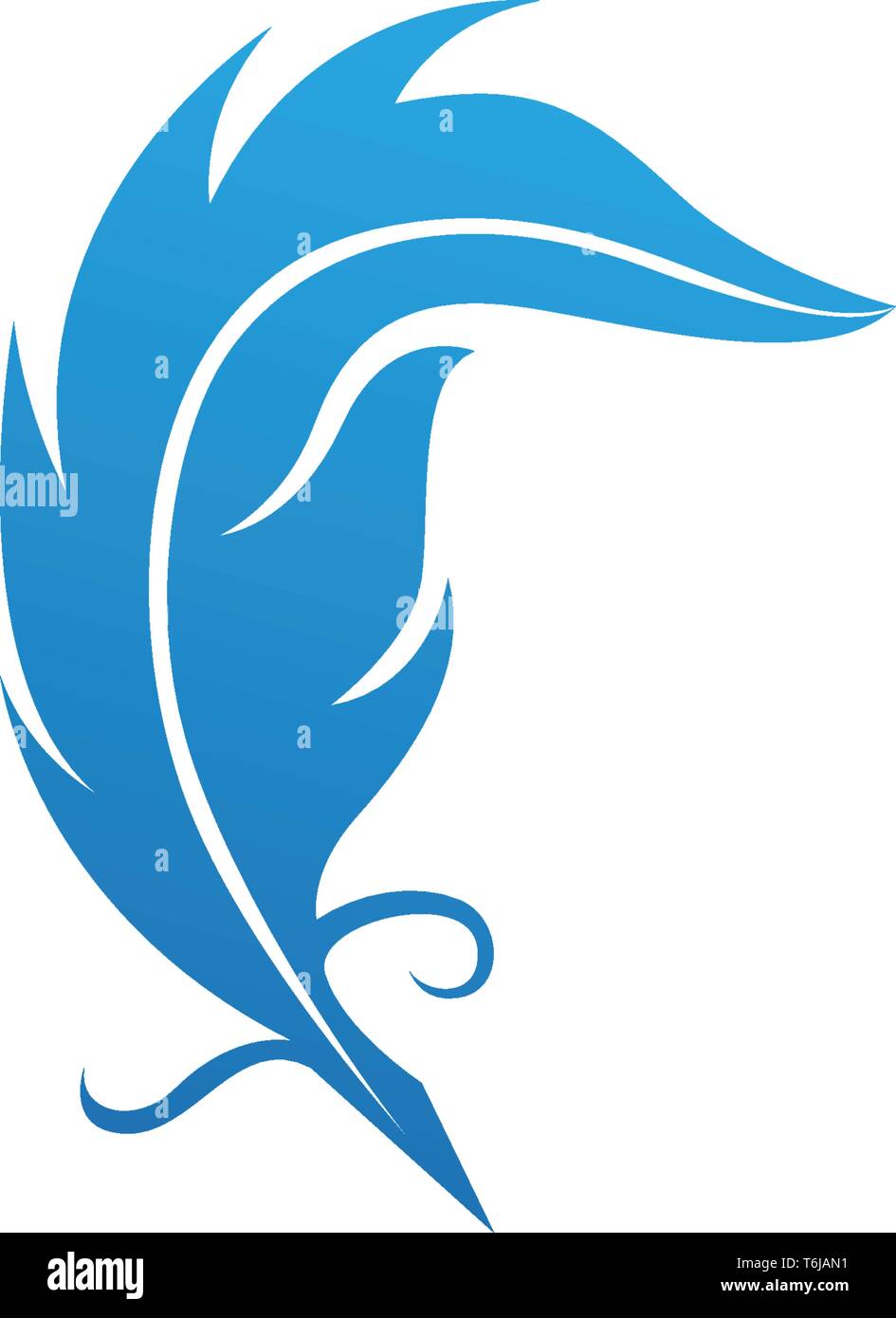 Feather write sign logo template app icons Stock Vector Image & Art - Alamy