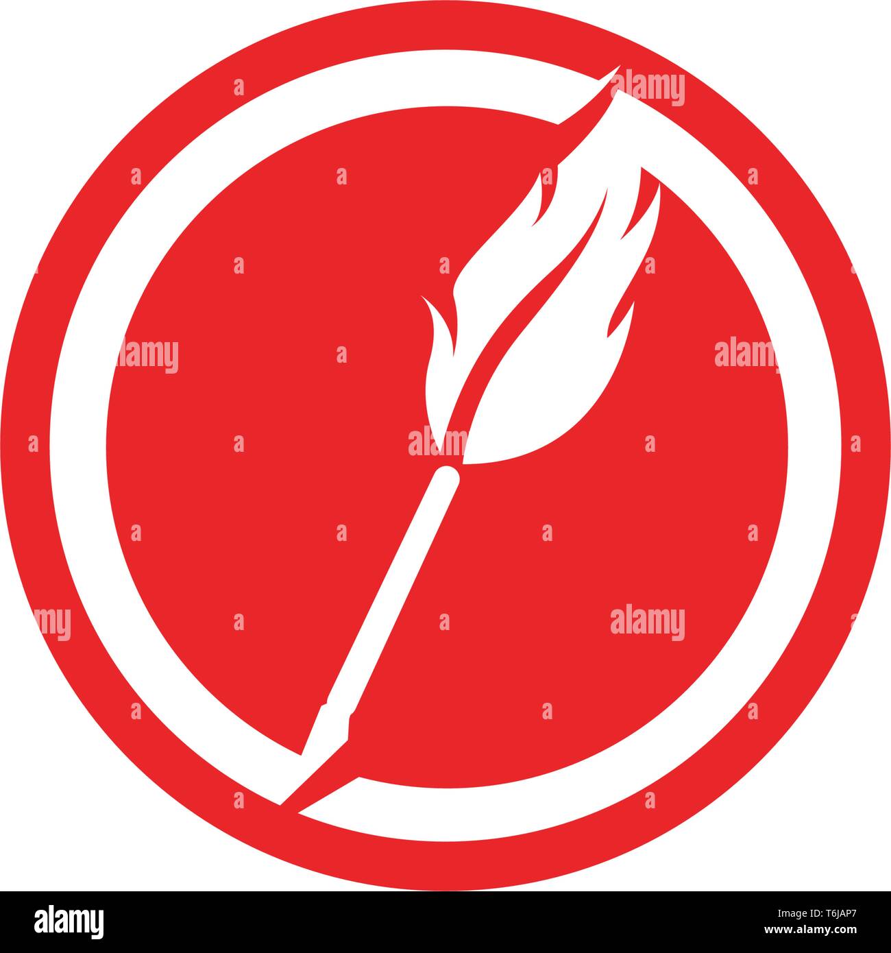 Feather write sign logo template app icons Stock Vector Image & Art - Alamy