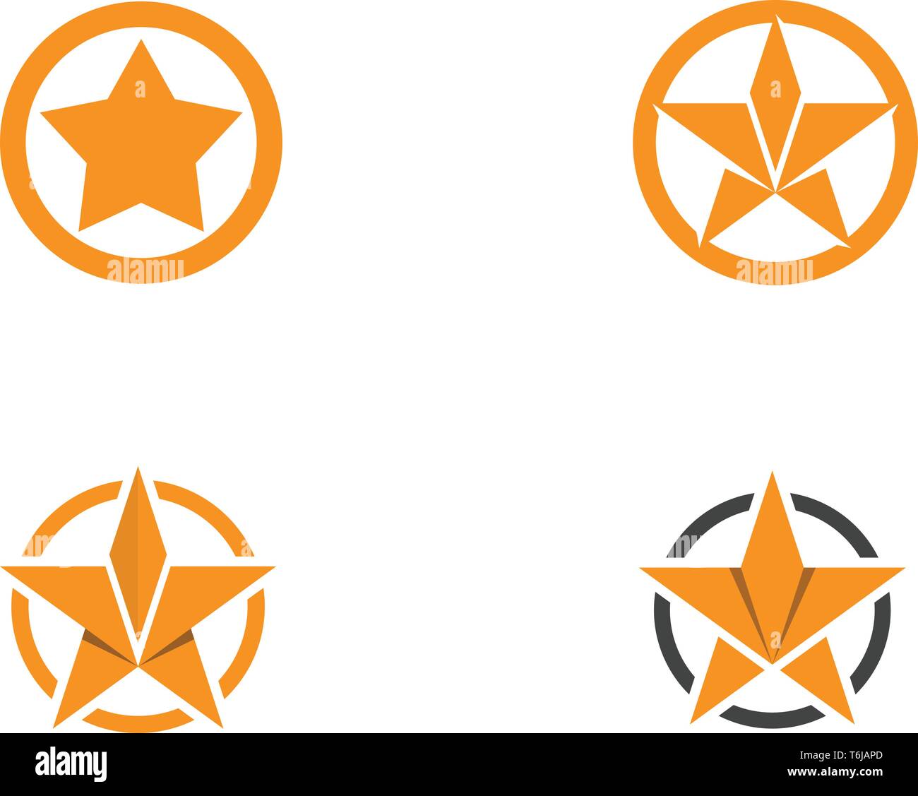 Star template vector icon illustration design Stock Vector Image & Art ...