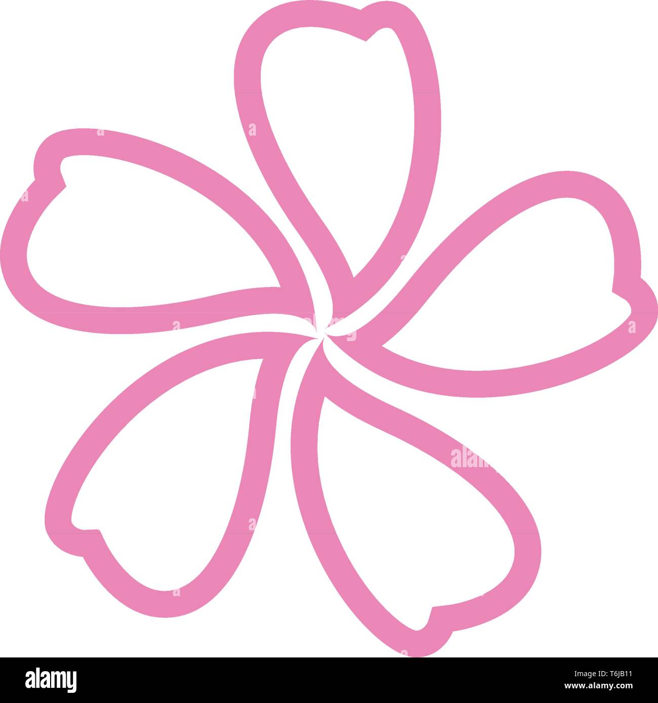 Jasmine flower icon illustration design logo template Stock Vector ...