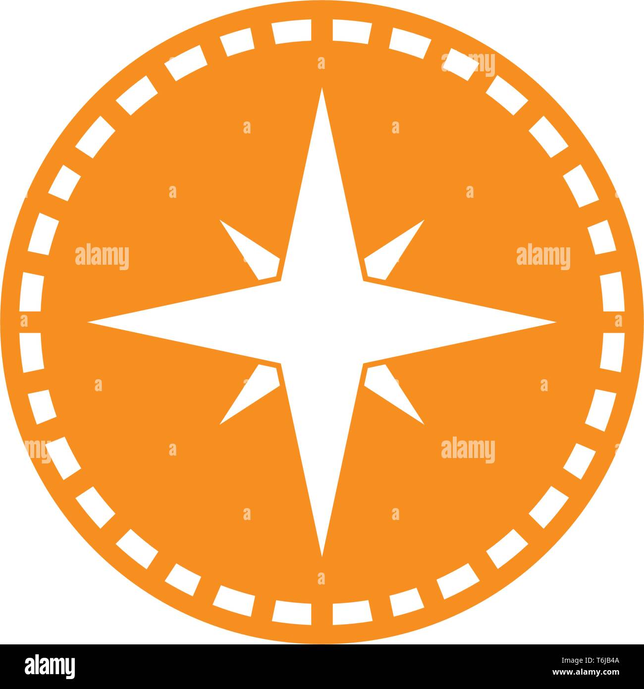 Compass Logo Template Icon Vector Image Stock Vector Image And Art Alamy