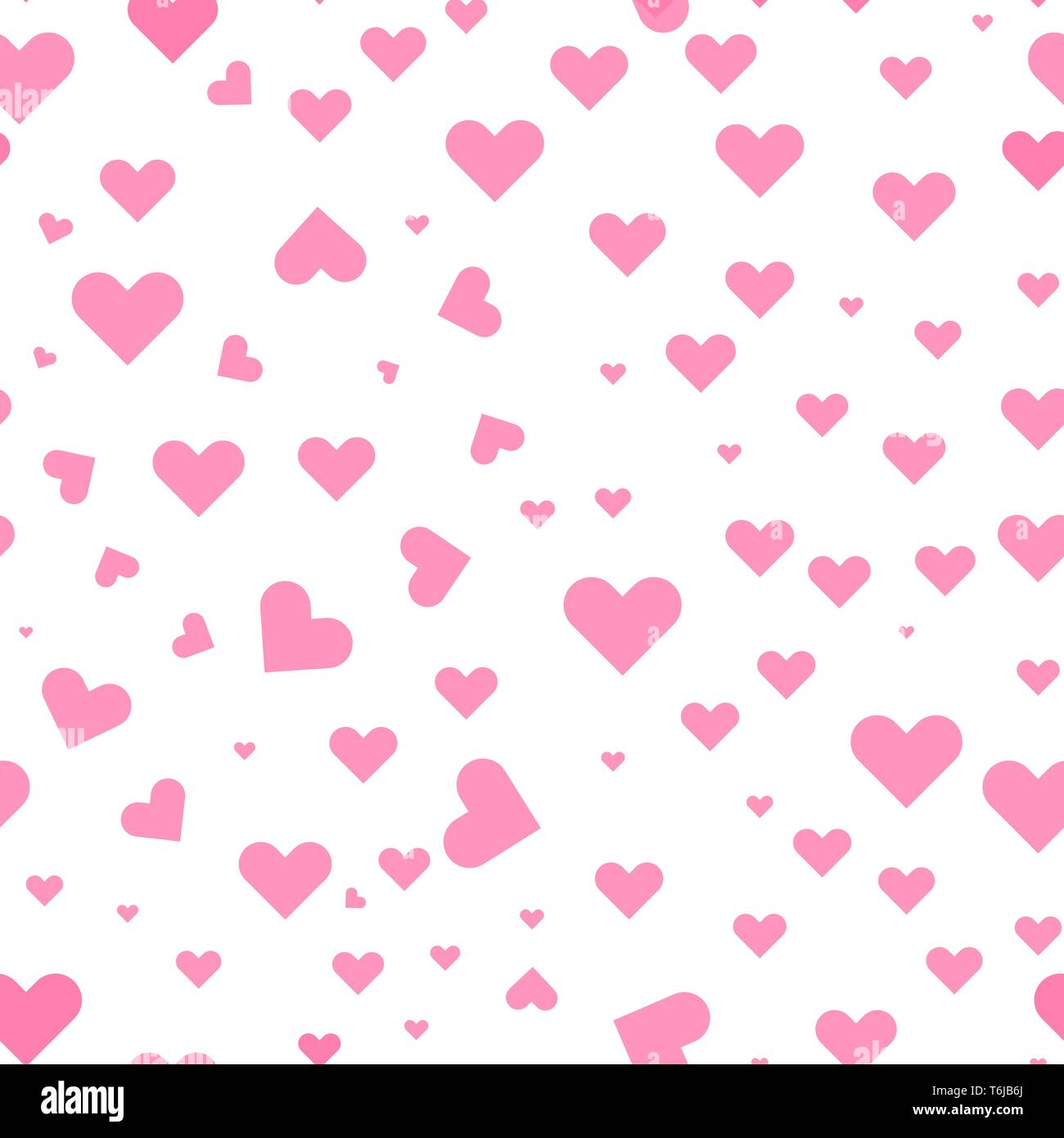 Heart seamless with random size for your background or textile design ...