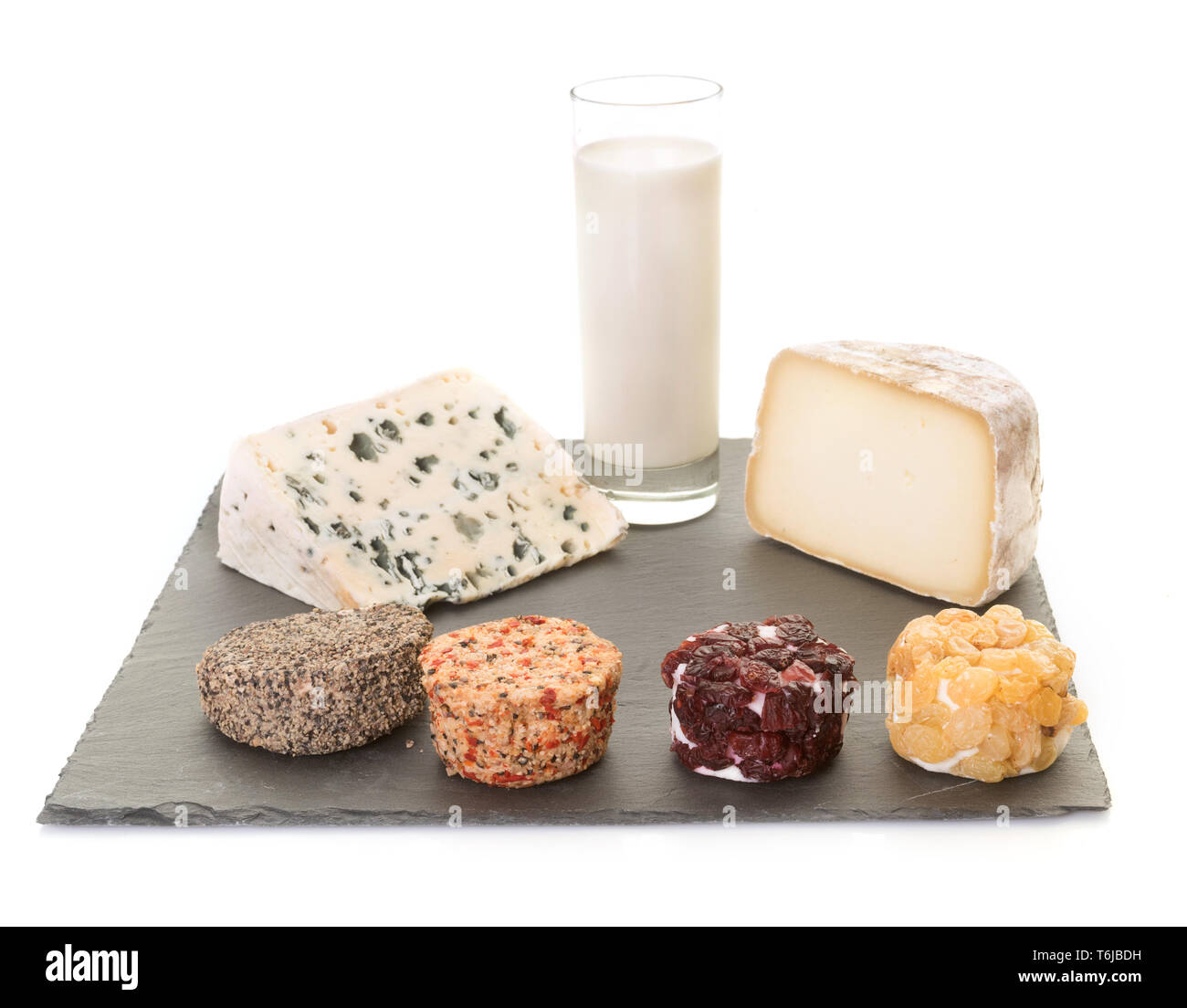 group of cheese in front of white background Stock Photo - Alamy