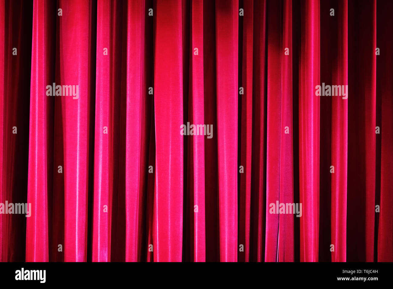 Red stage curtain Stock Photo - Alamy